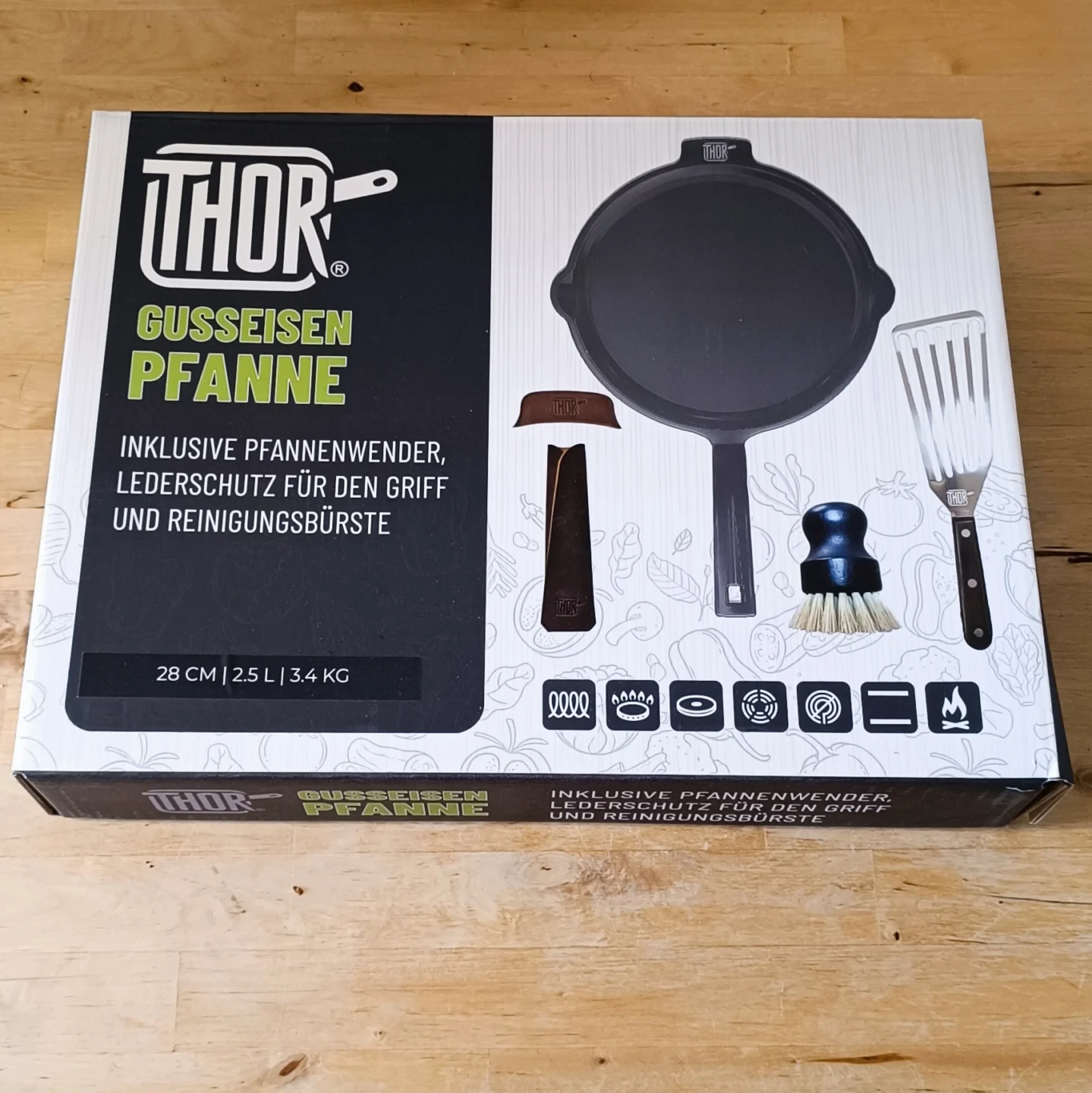 THOR cast iron pan - Prüfengel