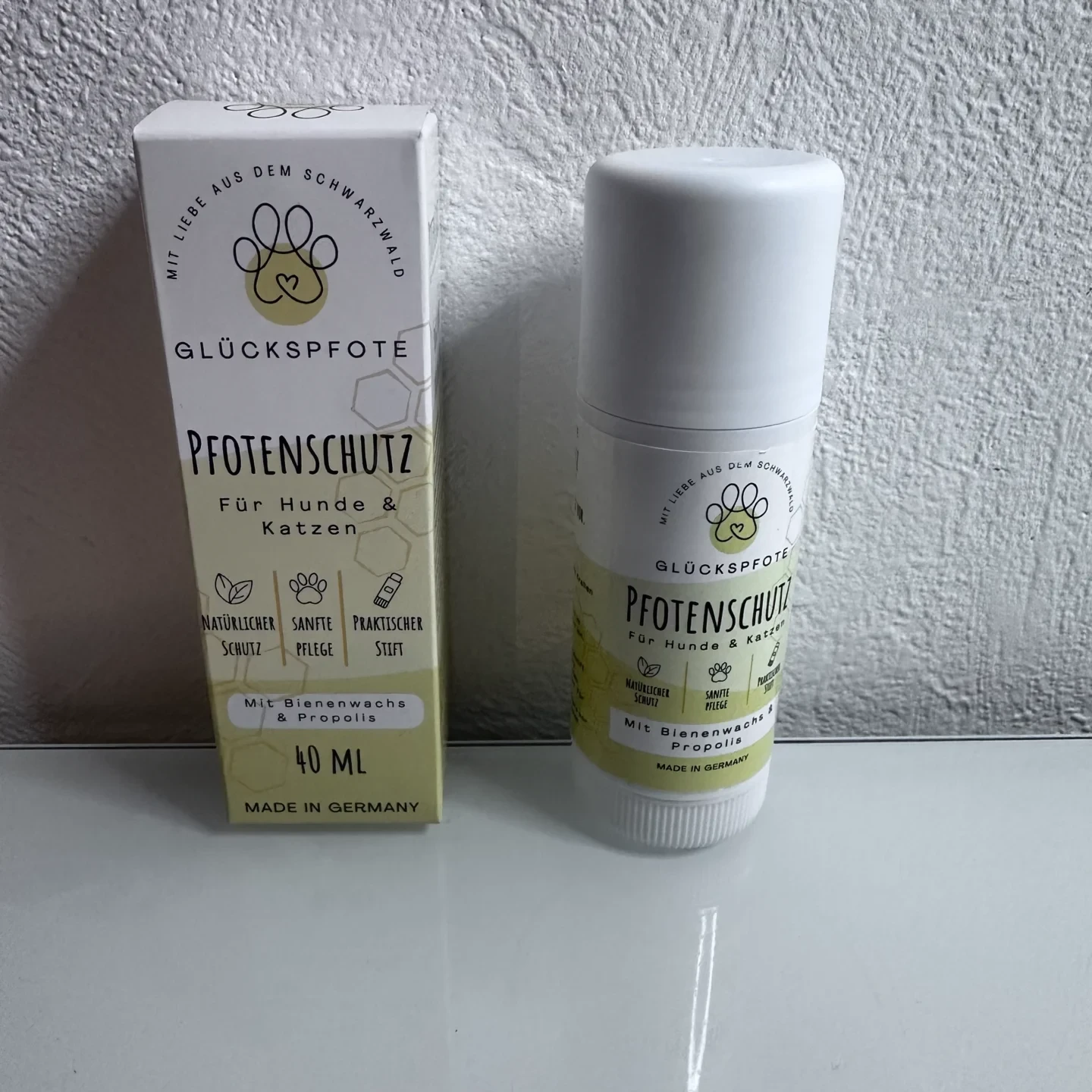 Patte de chance - Stick baume pour les pattes - Prüfengel